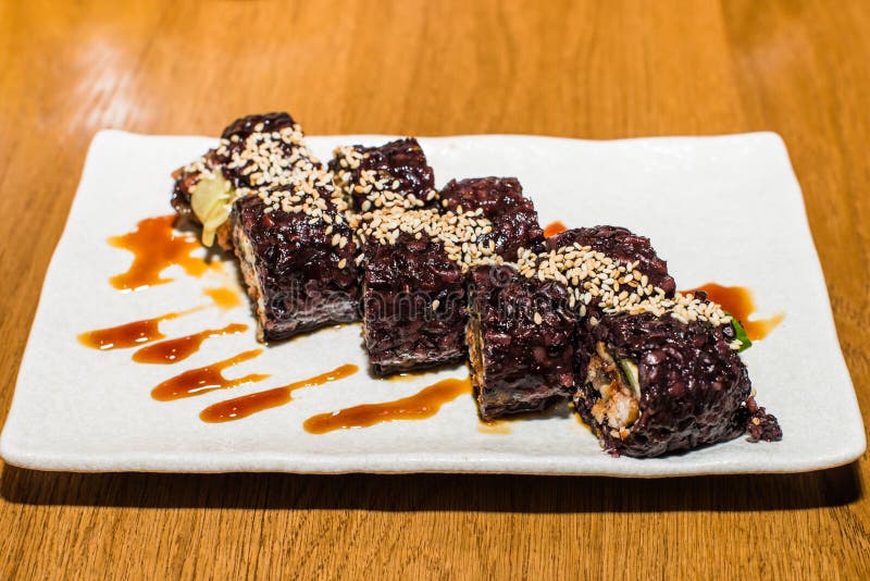 Maki Sushi set stock photo. Image of asian, food, restaurant - 96291892