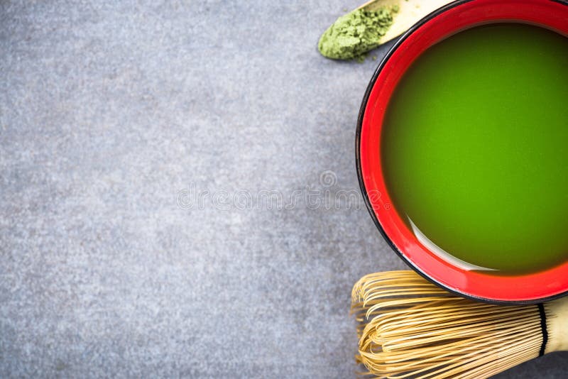 Making Atcha Green Tea Ceremony Stock Image - Image of oriental, herb ...