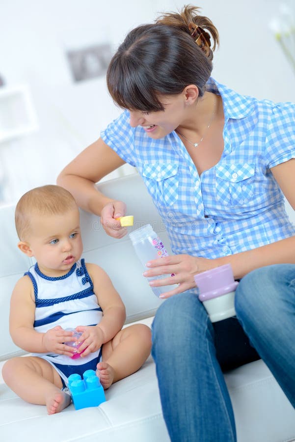 Making the baby`s formula stock photo. Image of innocent - 123023354