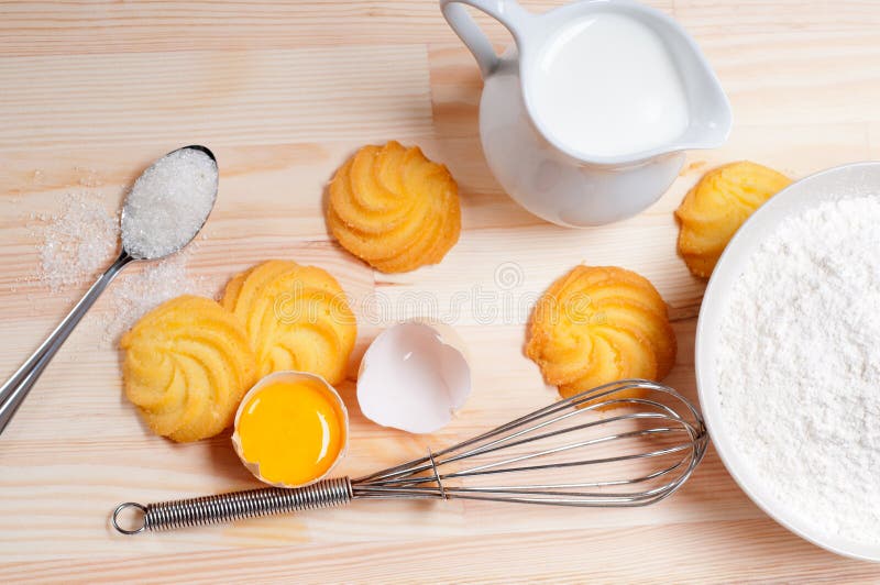 Making baking cookies stock image. Image of pastry, food - 25798379