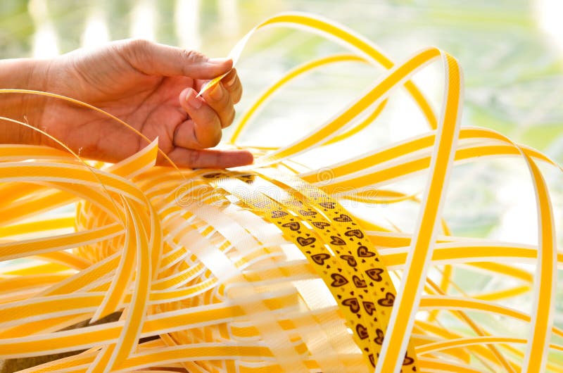 Making a Basket stock image. Image of basketry, woven - 53129087