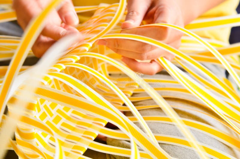 Making a Basket stock image. Image of creativity, tribal - 53137859