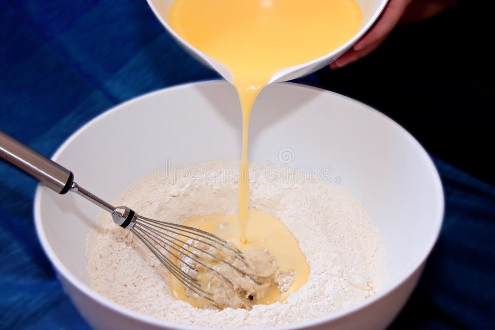 Making batter stock image. Image of flour, mixture, baking - 19534275
