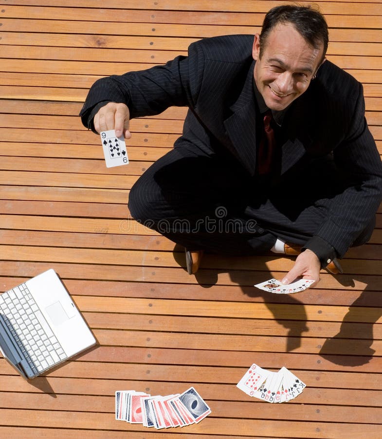 Making a Bet stock photo. Image of outdoors, businessman - 4926590