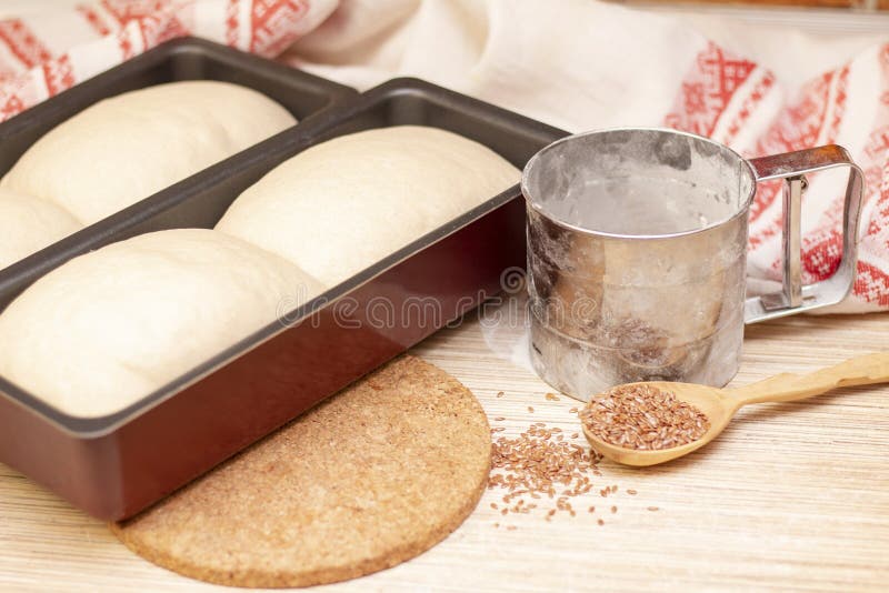 Making bread. stock photo. Image of baker, dairy, dessert - 176176958