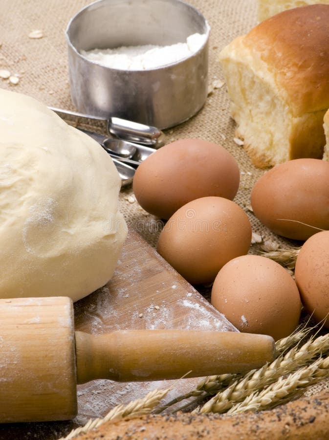 Making Bread Series 010 stock photo. Image of mixing, flatten - 2025966
