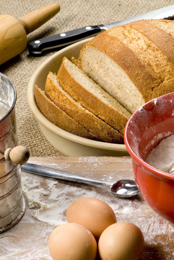 Making Bread Series 018 stock image. Image of rolling - 2207615