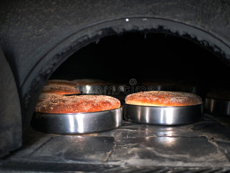 Making Bread in a Traditional Furnace Stock Image - Image of furnace ...