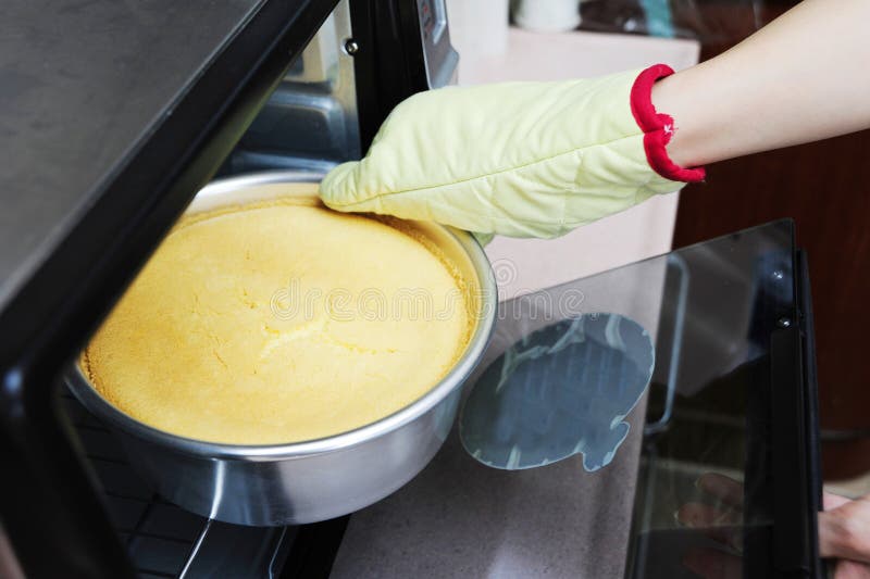 Making a cake stock image. Image of decorating, homemade - 14665963