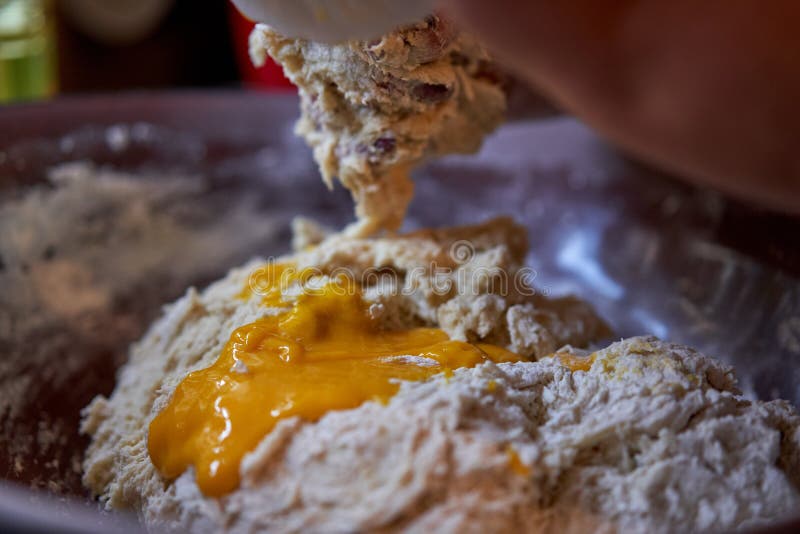 Making cake dough stock photo. Image of food, cake, baking - 204167766