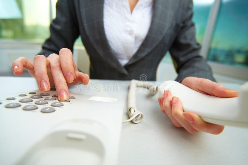 Making call stock photo. Image of communicate, clerk - 28949438