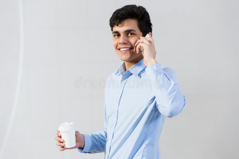 Making calls stock photo. Image of smart, break, call - 57858788