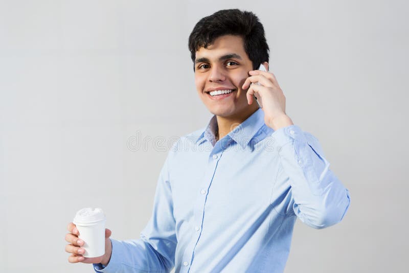 Making calls stock image. Image of male, break, ambitious - 58869789