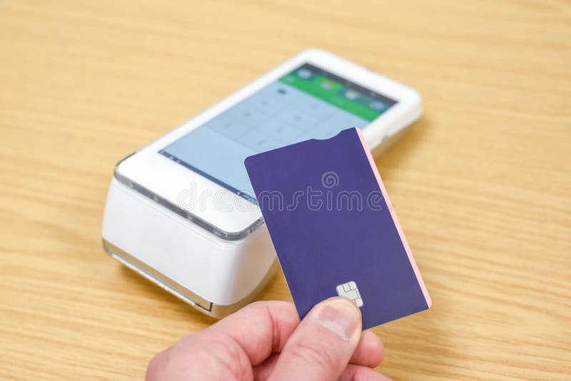 Making a Card Payment on a Contactless Pdq Machine with a Credit or ...