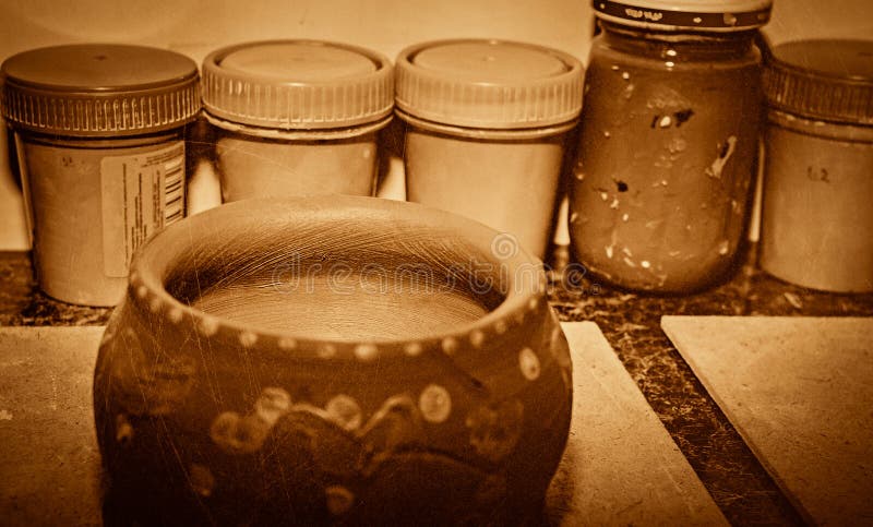 Making a Ceramic Bowl. Working with Clay, Process, Stylization of the ...