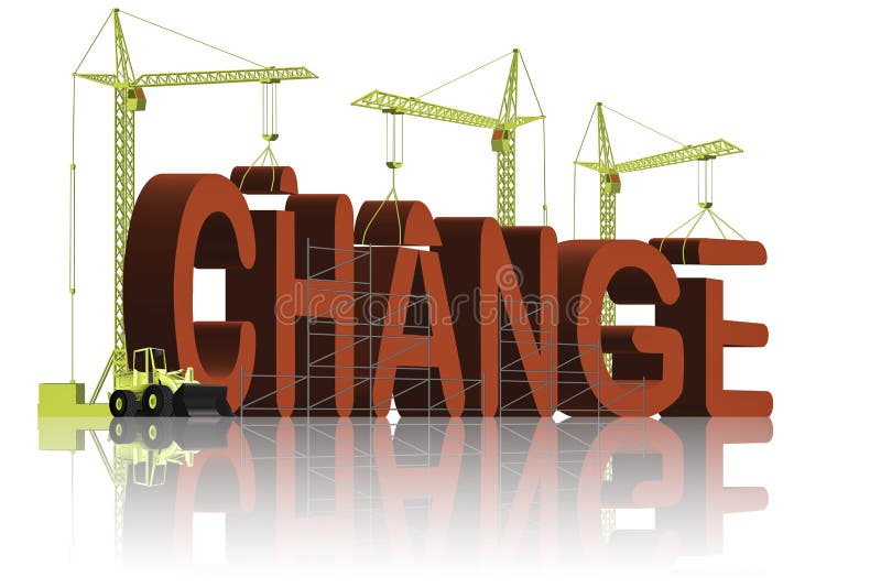 Making Change Evolve Improvement Different Better Stock Illustration ...