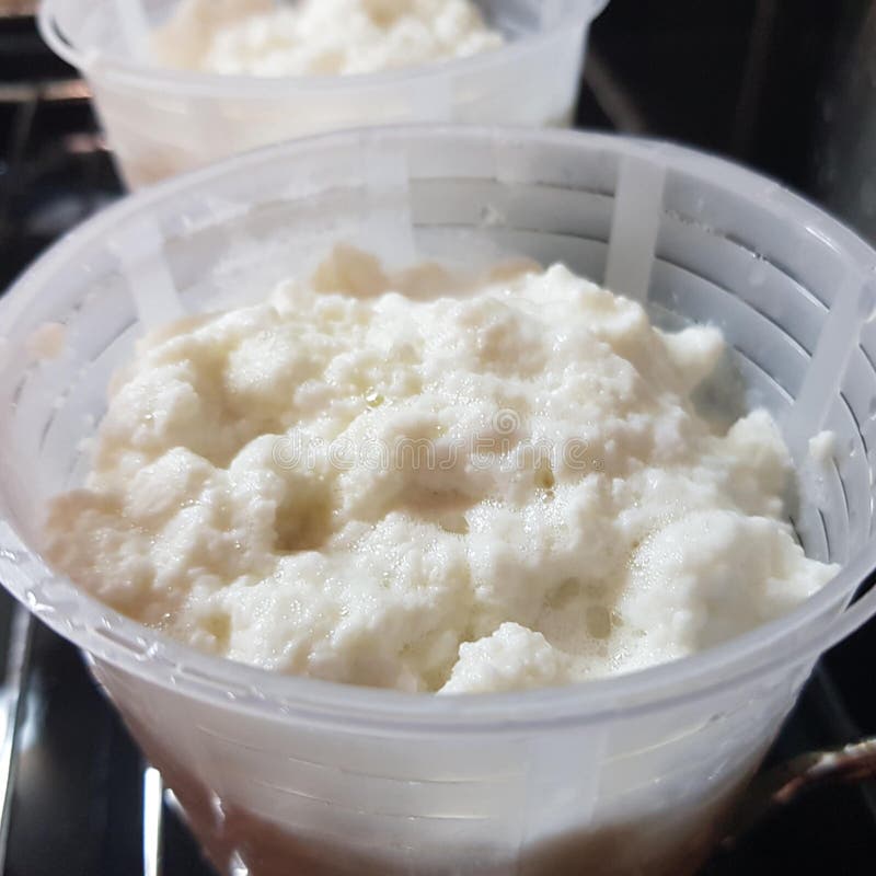 Making Cheese Ricotta with Your Own Hands. Step-by-step Photos of the ...