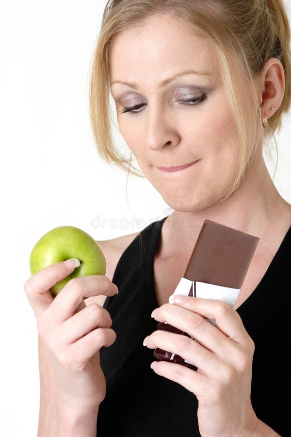 Making a choice stock image. Image of choose, heath, woman - 19123647