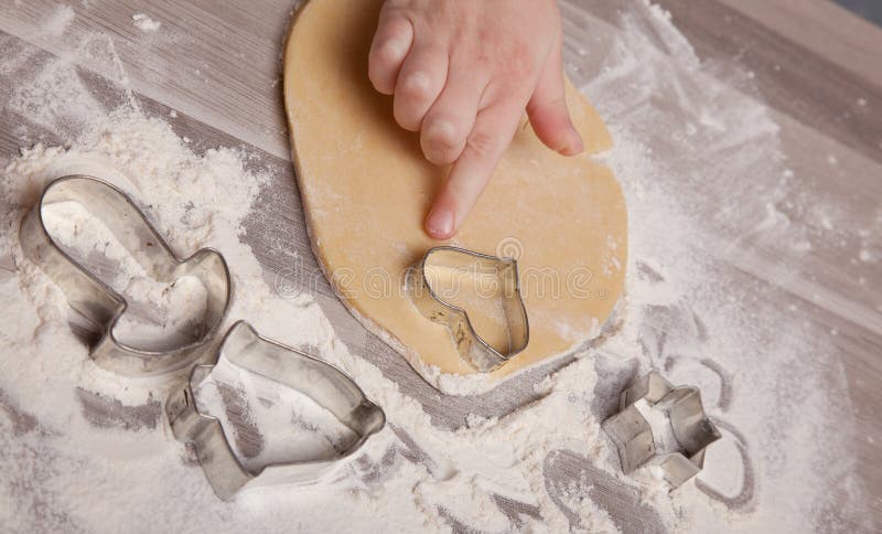 Making Christmas Cookies stock image. Image of bell, produce - 17286543
