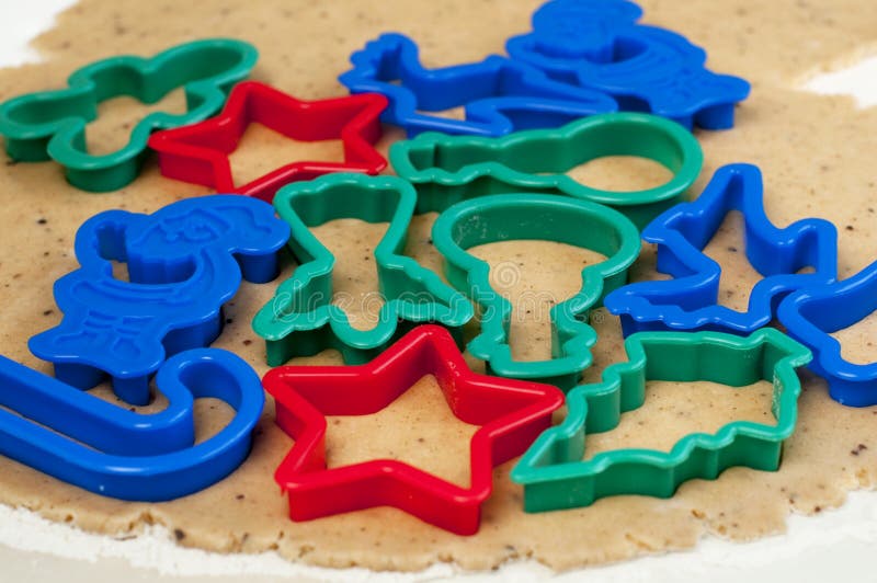 Making christmas cookies stock image. Image of closeup - 27005415