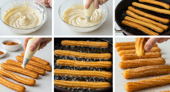 Making Churros: a Step-by-Step Guide with Detailed Visual Instructions ...