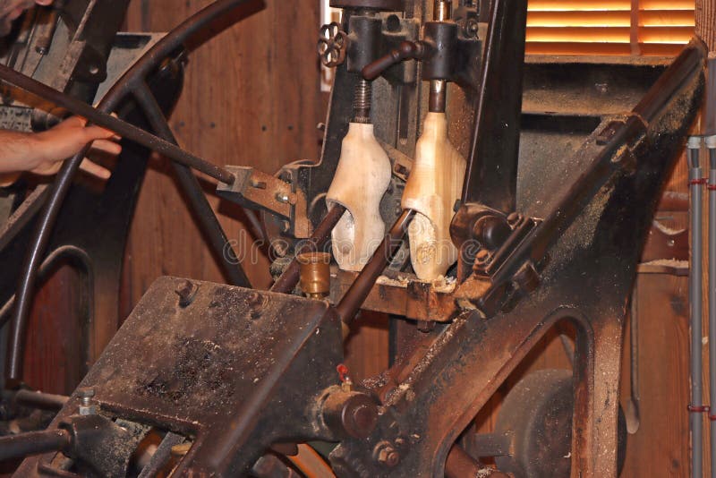 The Making of Clogs, a Traditional Dutch Craft of Making Wooden ...