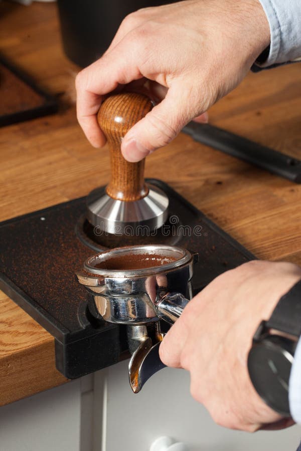 Making Coffee from Coffee Bean Stock Image - Image of breakfast, drink ...