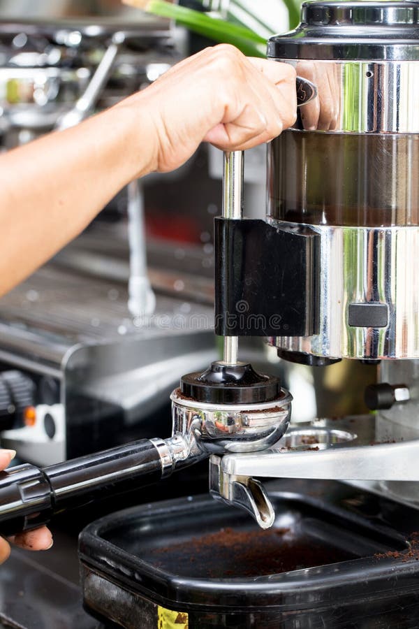 Making coffee stock photo. Image of electrical, caffeine - 33376996