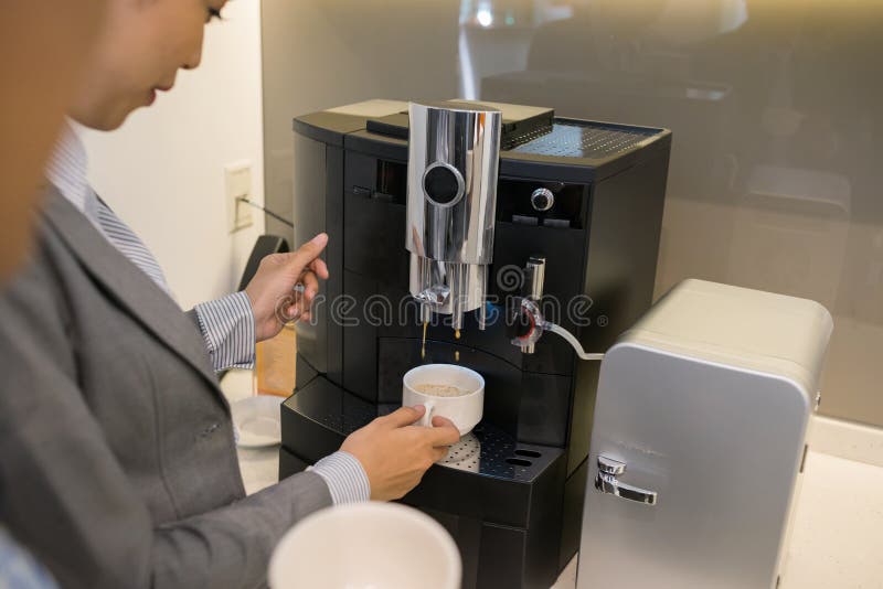 Making coffee stock photo. Image of coffee, fresh, lunch - 52081502