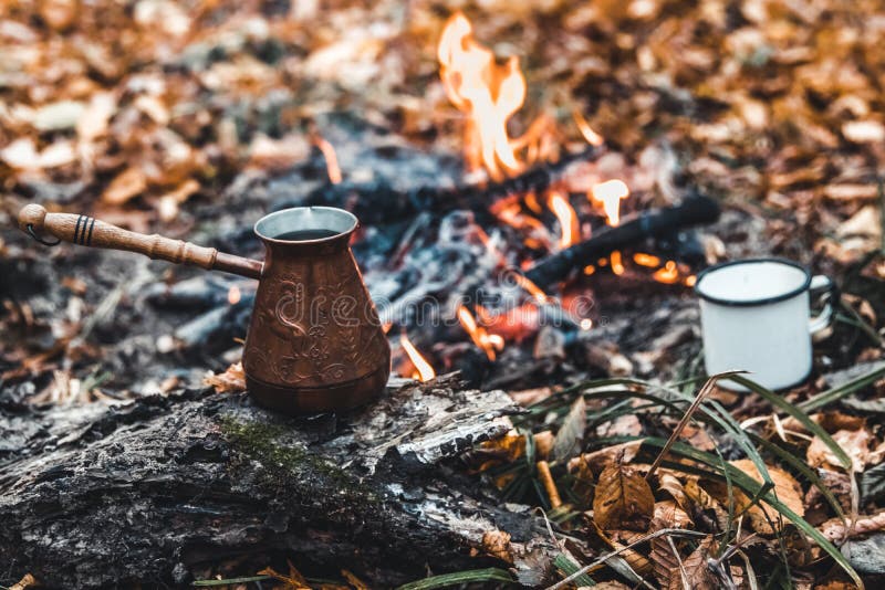 Making Coffee at the Stake. Make Coffee or Tea on the Fire of Nature ...
