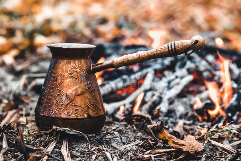 Making Coffee at the Stake. Make Coffee or Tea on the Fire of Nature ...