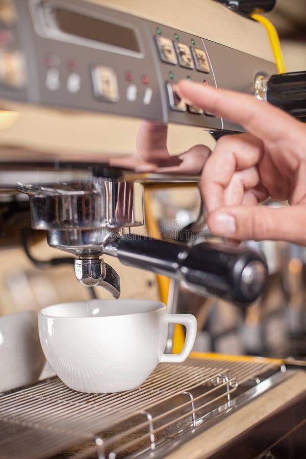 Making coffee stock photo. Image of women, diner, cappuccino - 34314350