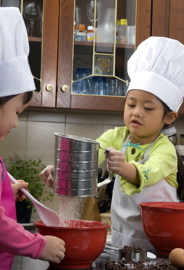 Making Cookies 009 stock photo. Image of feminine, innocence - 2180460