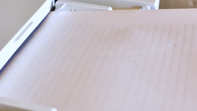 Making Copies of Documents on the Copy Machine Stock Video - Video of ...