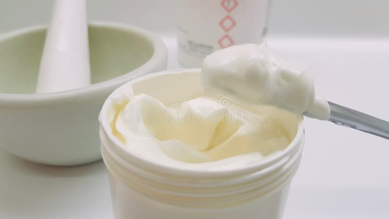 Making a cream stock photo. Image of natural, cosmetics - 120578114