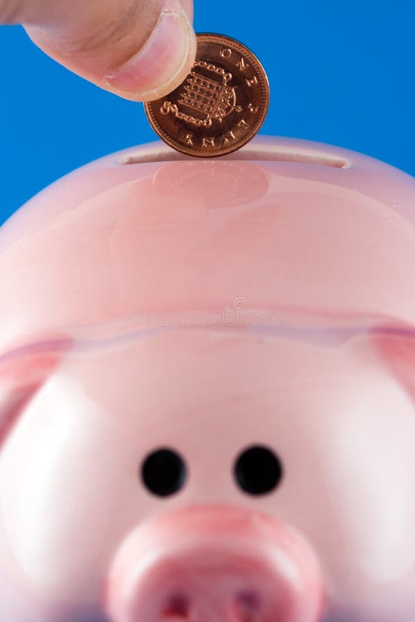 Making a Deposit stock image. Image of finance, pound - 1158785