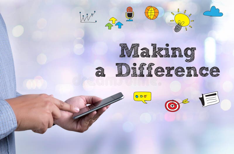 Making a Difference stock image. Image of leadership - 78535739