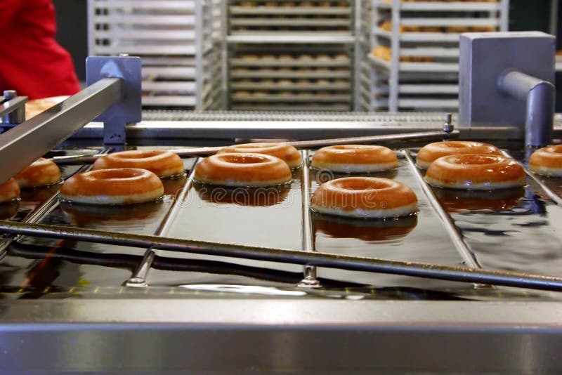 Making Donuts stock image. Image of dessert, sweet, creme - 1503147