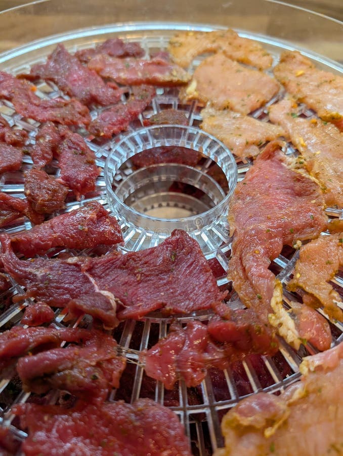 Making Dried Meat "Jerky" at Home Stock Image - Image of spicy, people ...