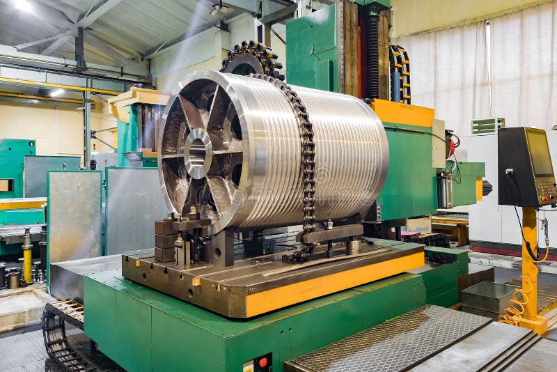 Making a Drum for a Crane Mechanism on a CNC Milling Machine Stock ...