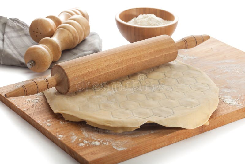 Making dumplings stock photo. Image of form, dumplings - 54423556