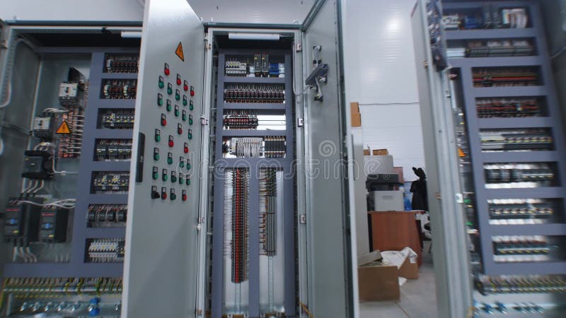 Making an Electricity Panel Board - the Inside of the Panel Stock ...