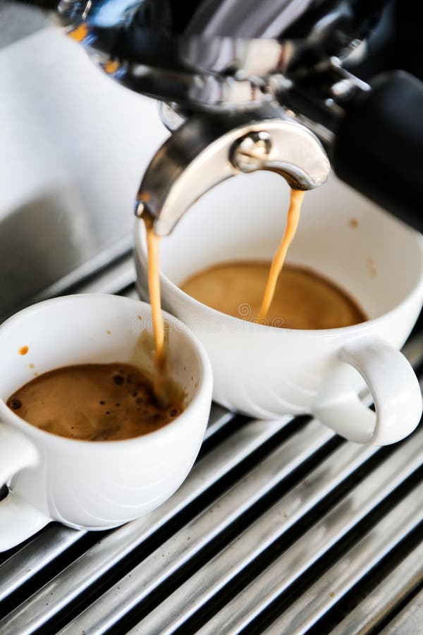 Making Espresso stock image. Image of speciality, espresso - 268728561