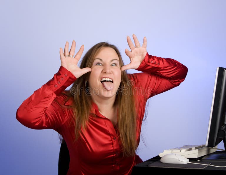 Making Face stock image. Image of sticking, mischief - 16784265