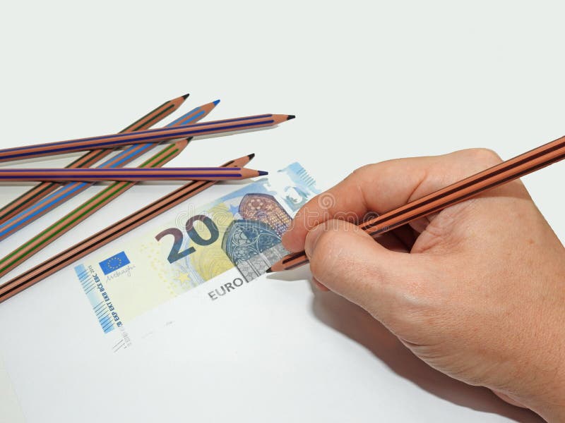 Making fake money. stock photo. Image of currency, exchange - 79002486