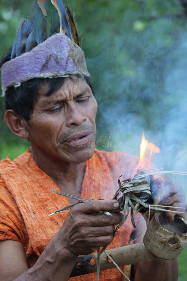 Making Fire editorial stock photo. Image of camping, quechua - 41837123