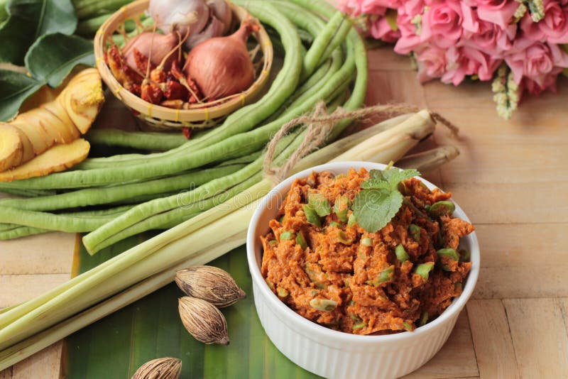 Making Fish Patty with Spicy for Fried . Stock Image - Image of ...