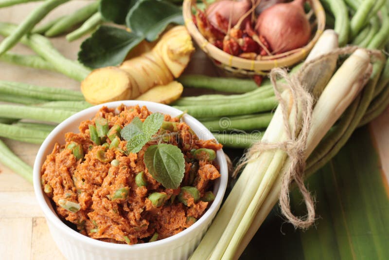Making Fish Patty with Spicy for Fried . Stock Image - Image of ...