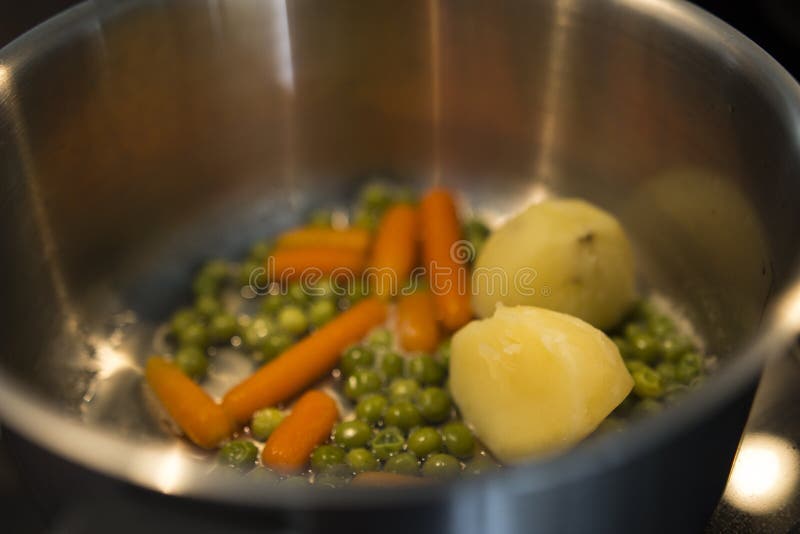 Making food in a kitchen stock photo. Image of fresh - 116652876