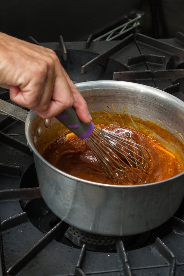 Making fresh caramel stock photo. Image of cooking, butter - 58865918